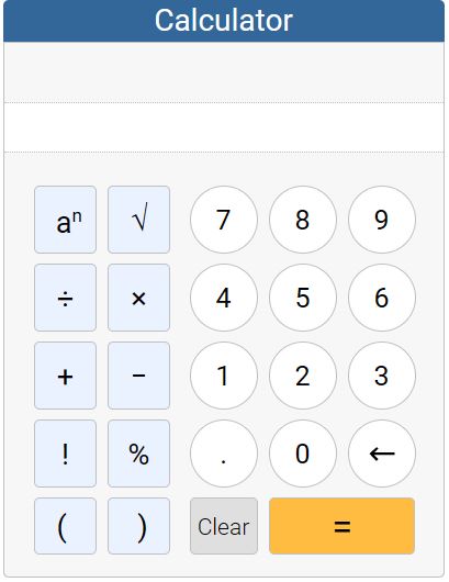 Math Calculator - STANDART